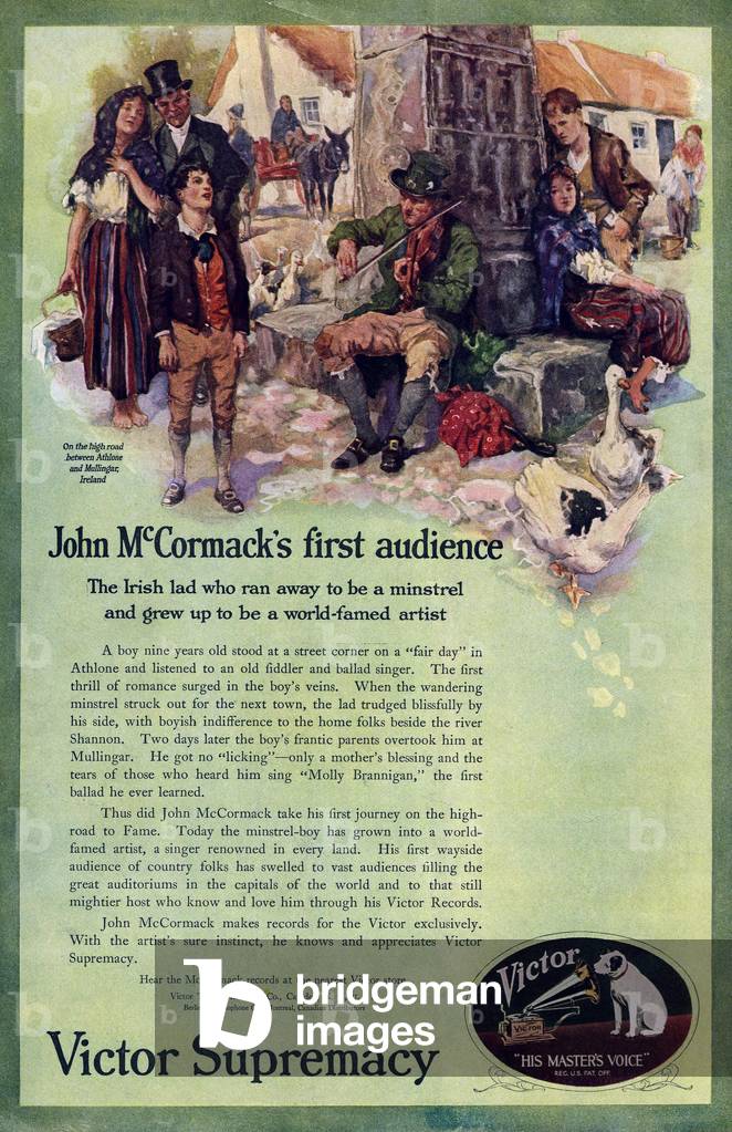 Image of HMV, Victor Magazine Advert, UK, 1910s