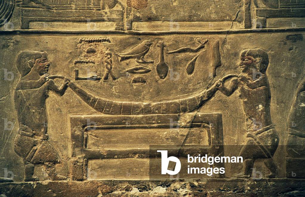 Image of Relief of dwarf goldsmiths, Mastaba of Mereruka, Saqqara ...