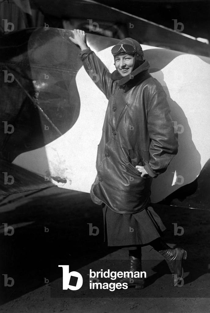Image of Marjorie Stinson was one of the first woman authorized to
