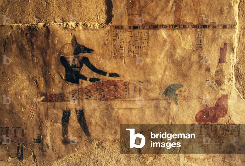 Image of Fresco inside Tomb of Si Amun, Necropolis of Gebel al-Mawta,