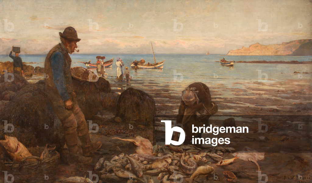 Image of The Harvest of the Sea, 1885 (Oil on canvas) by Jackson ...