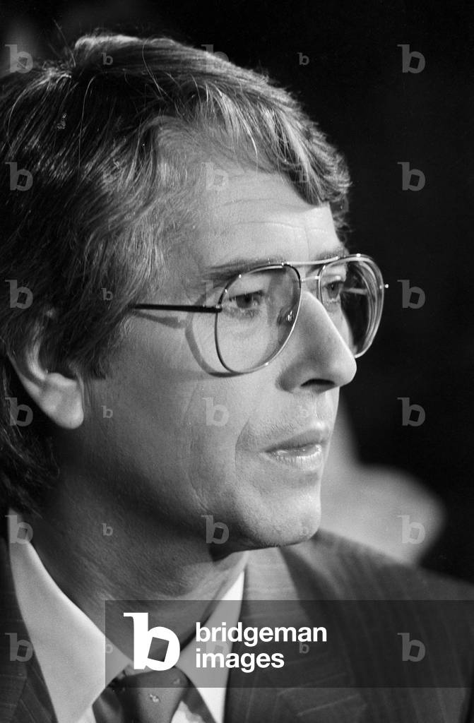 Image of German radio and TV presenter Frank Elstner, Germany around 1981
