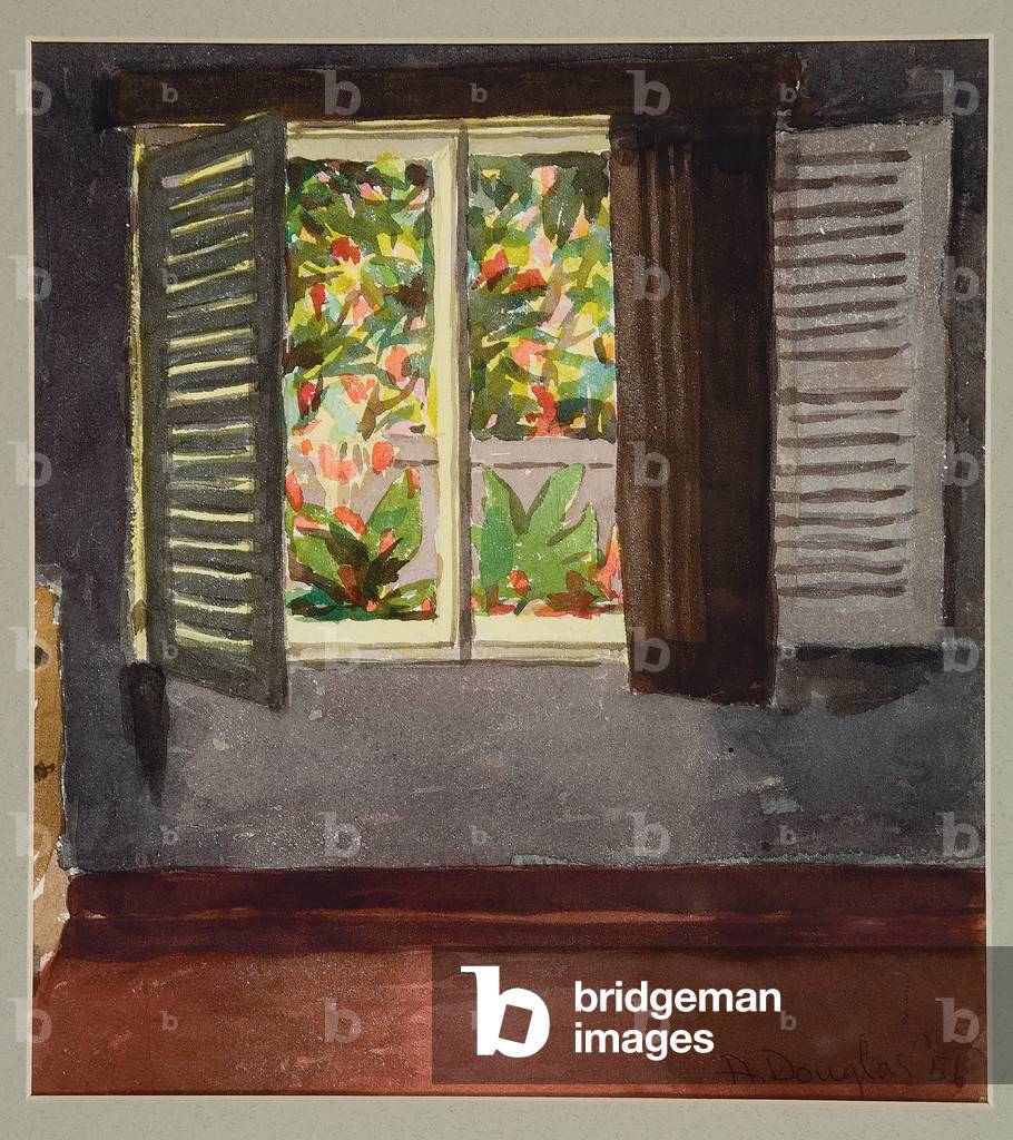 Image of Accra (Gene's Window), 1956 (watercolor on paper) by Douglas ...