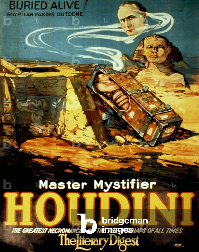 Image of Master Mystifier Houdini, the greatest necromancer of the age