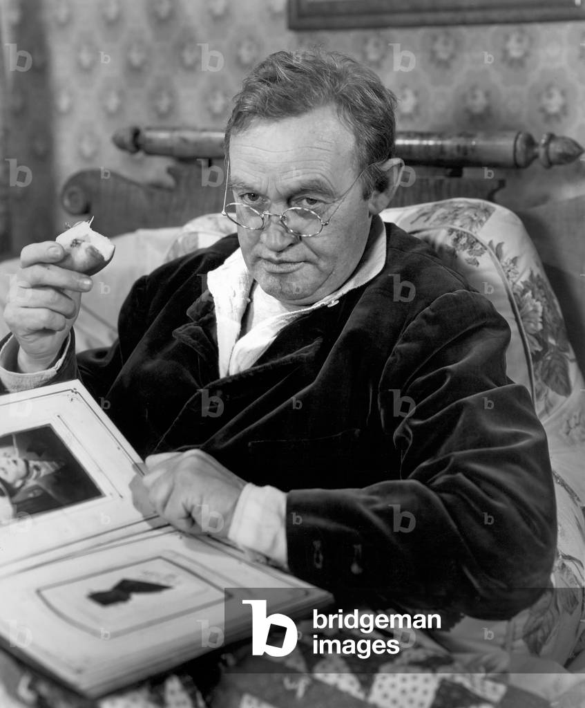 Image of Barry Fitzgerald, on-set of the Film, "Welcome Stranger ...