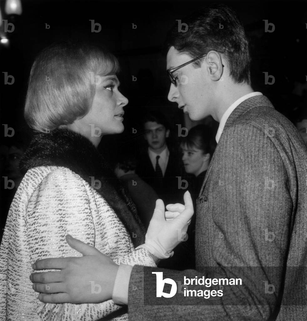 Image of Daniele Delorme and her Son Xavier at Premiere of Film