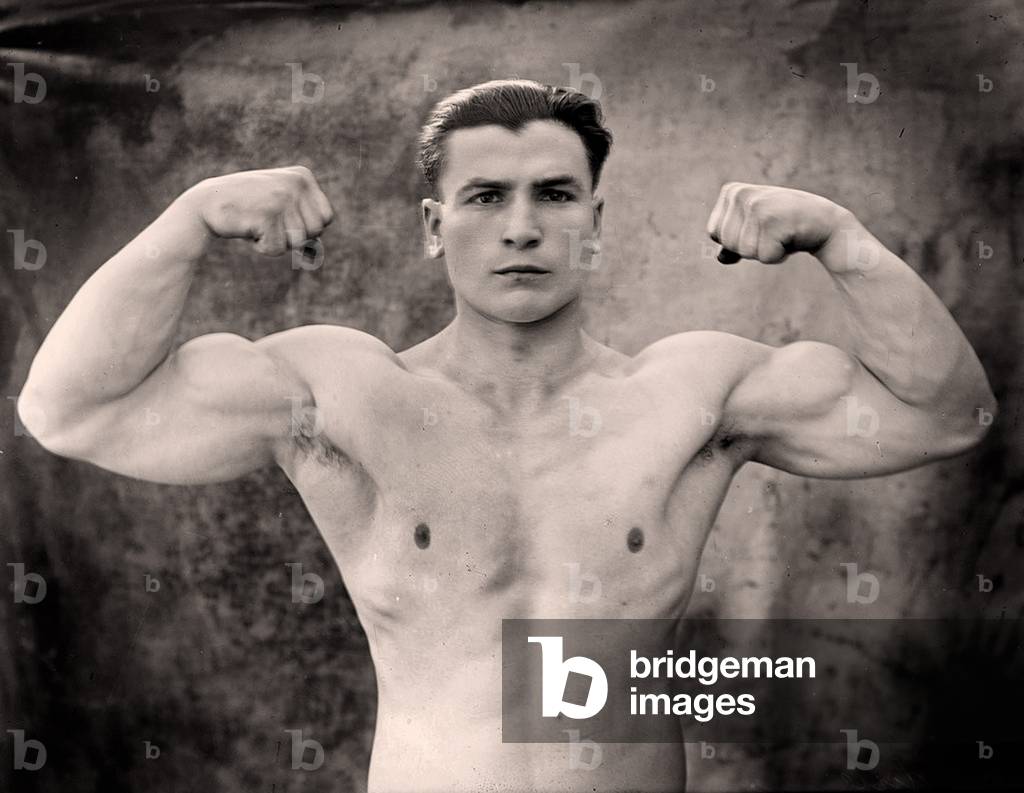 Image of Portrait of Olympic Gold medalist Ernest Cadine c.1920 (photo)