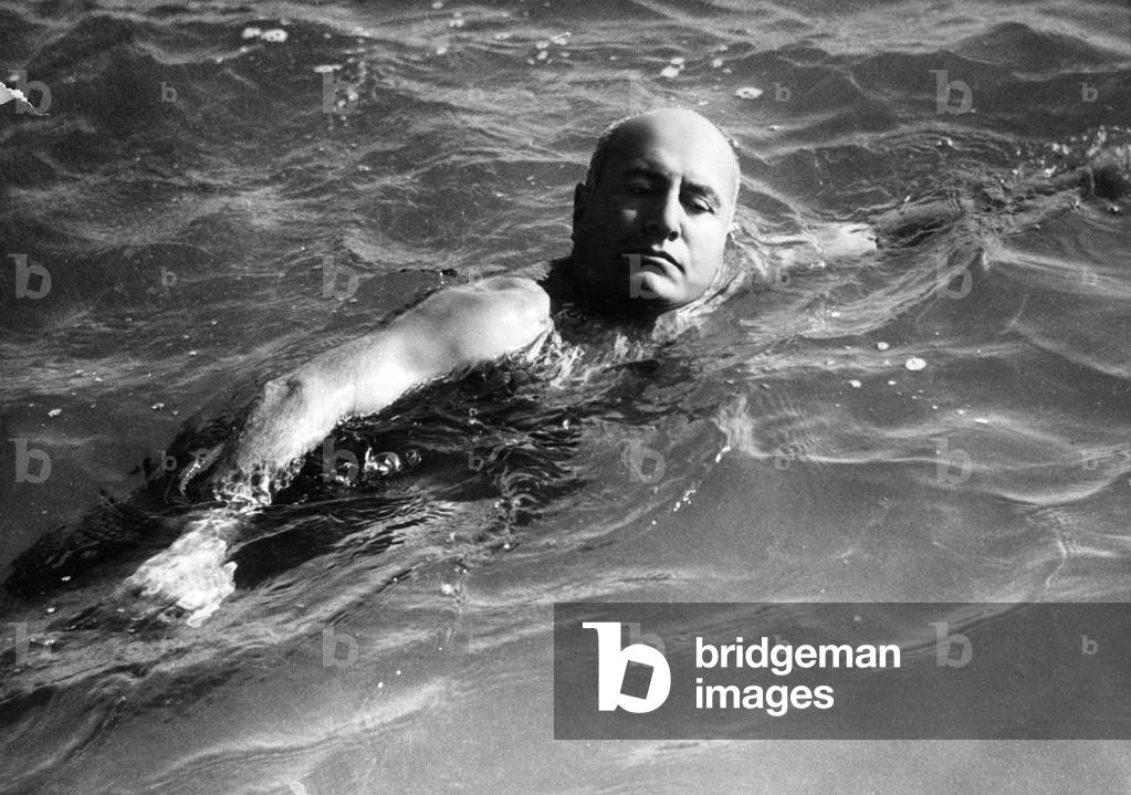 Image of Informal portrait of benito mussolini, 1925