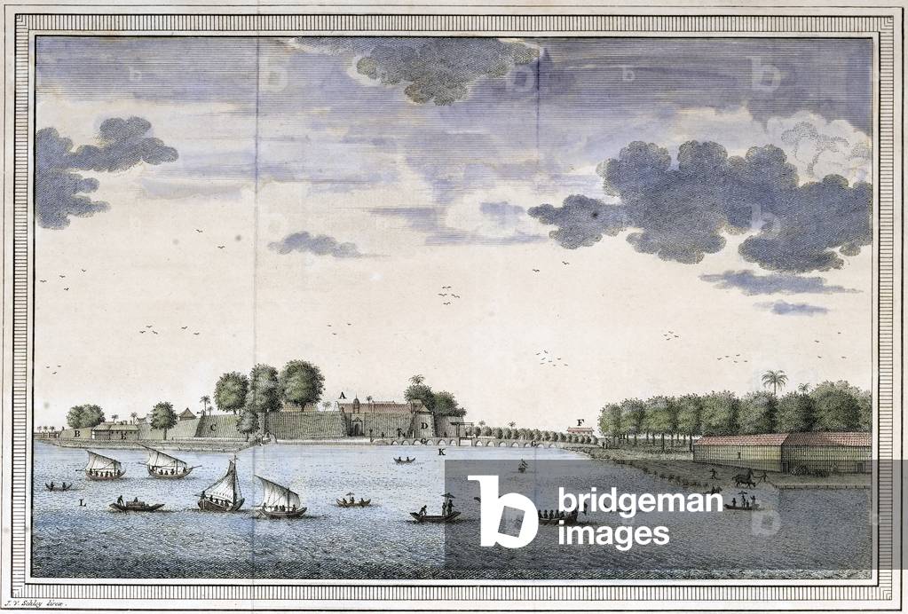 Image of View on Batavia Seen from the Sugar Warehouse. A Mid