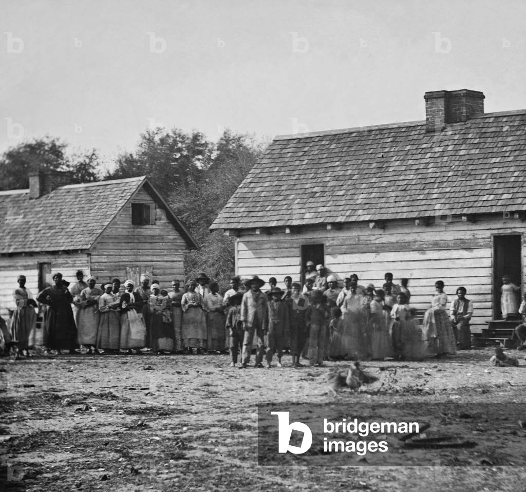 Image of African American Slaves on a Plantation 1862 (photo) by O ...