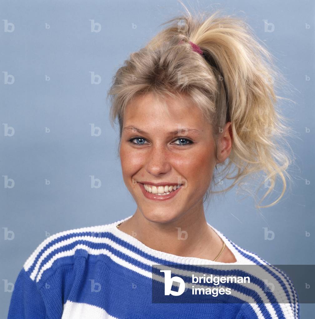 Image of Portrait of the model and Miss Germany 1988/1989 Nicole Reinhardt