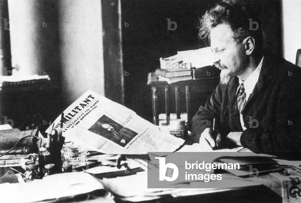 Image of Leon Trotsky in Turkey, 1931 (b/w photo)