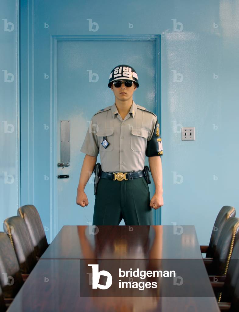 Image of Korea: A Republic of Korea soldier of the United Nations