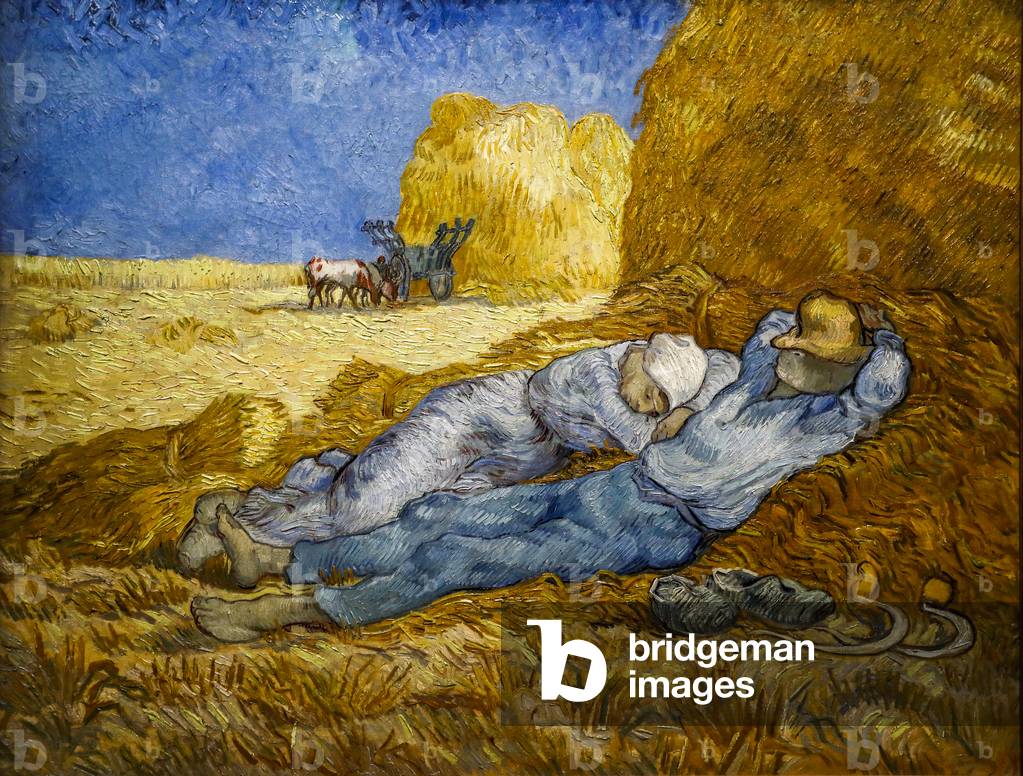 Image of The meridian Line also known as The Siesta, 1888-1889 (Oil by ...