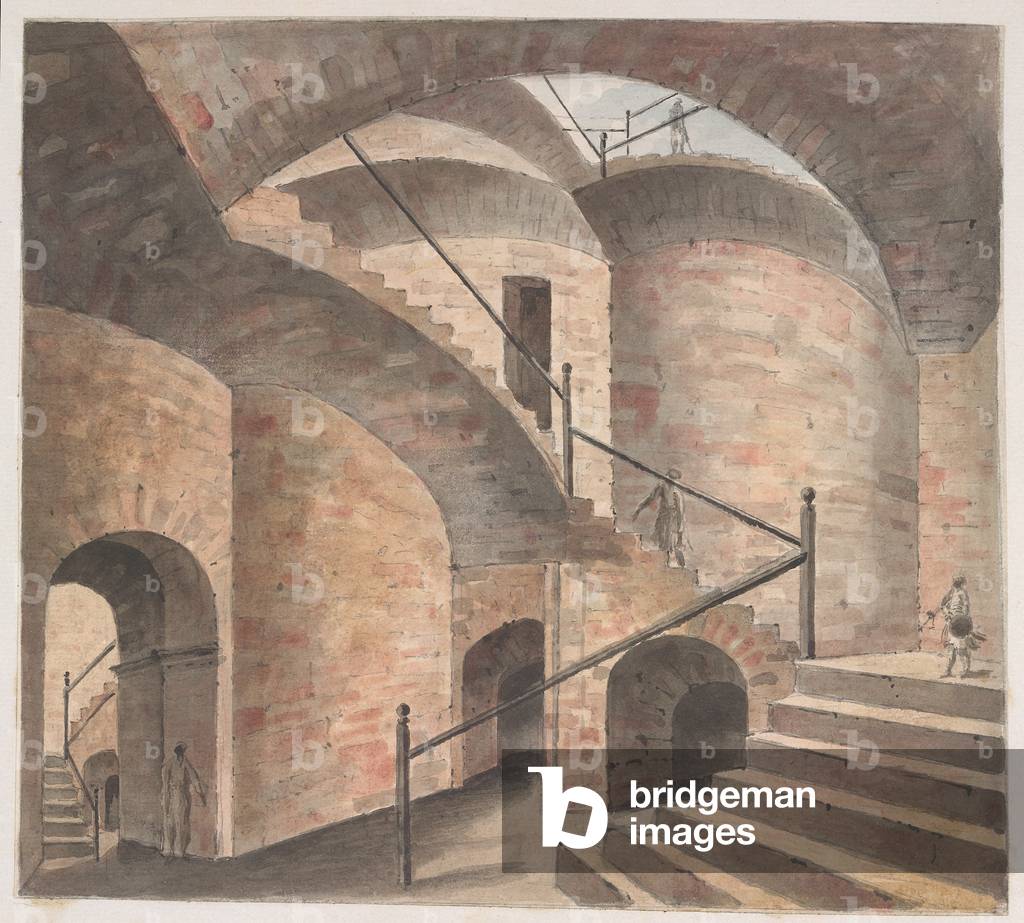 Image of The inside of the opium godown at Patna, showing a by Sita Ram ...