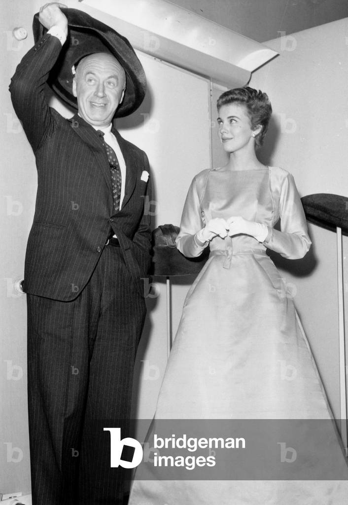 Image of Otto Preminger and Jean Seberg May 9, 1957 at The