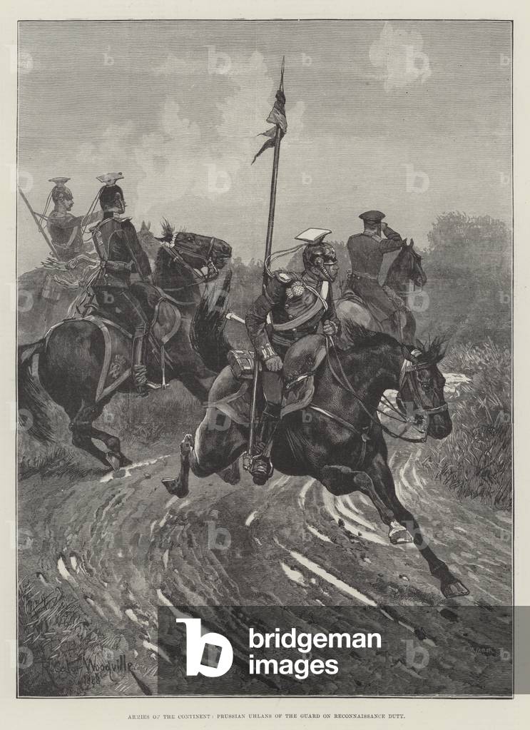 Image of Armies of the Continent, Prussian Uhlans of the Guard on by ...