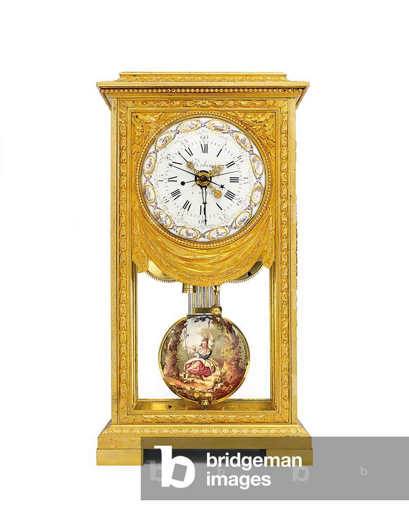 Image of Louis XVI month-going mean and solar time mantel regulator ...