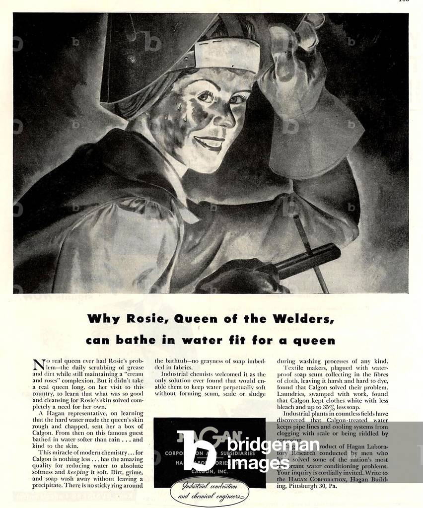 Image of Hagan and Calgon Magazine Advert, USA, 1940s