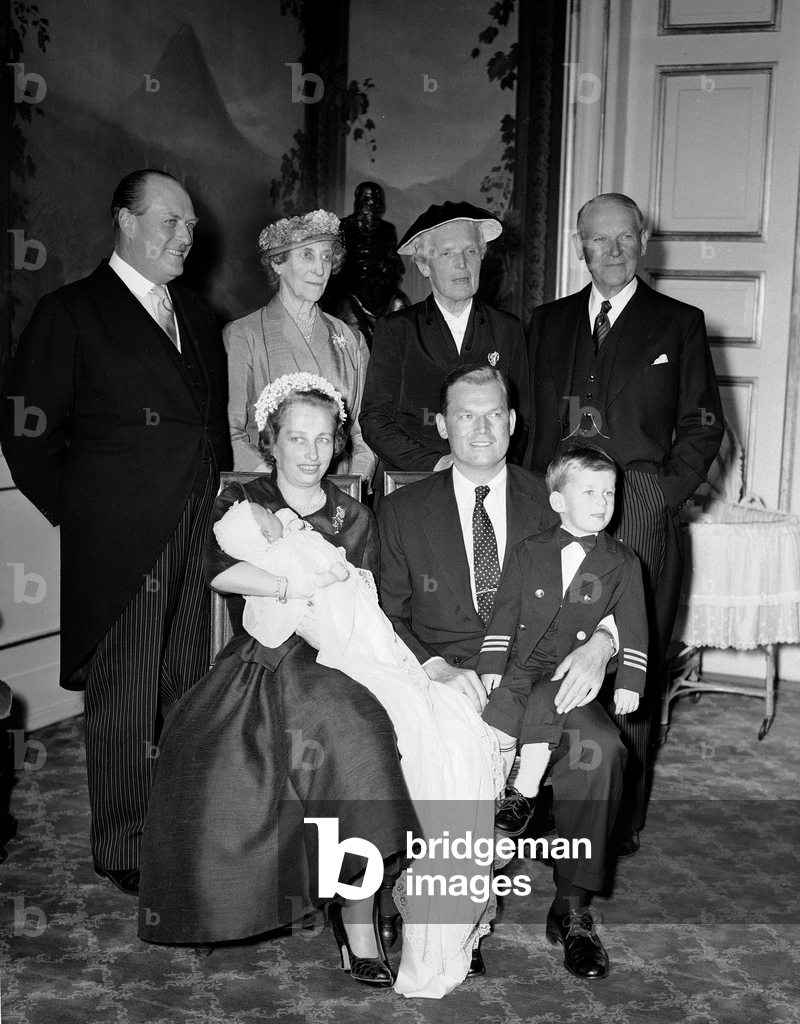 Image of Oslo 19570424 Princess Ragnhild Mrs. Lorentzen and shipowner ...