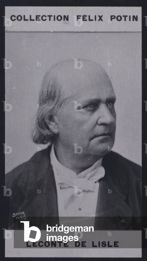 Image of Charles Leconte De Lisle (1818-1894) (b/w photo) by European ...
