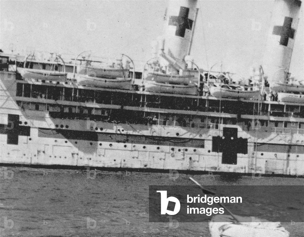 Image of Hospital ship Gradisca (1937-1945), designed as passenger ship ...