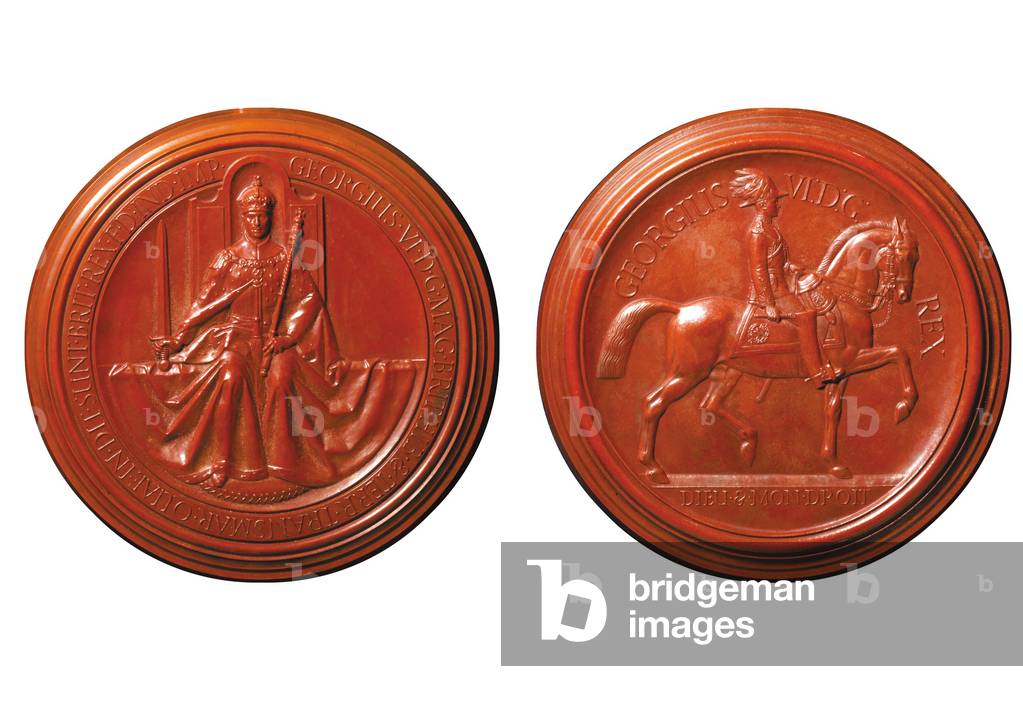Image of First Great Seal of George VI, c.1938 (wax) by Gray, George ...