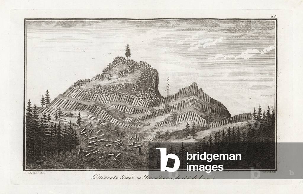 Image of Mountain of hexagonal basalt columns at Detunata Goala ...
