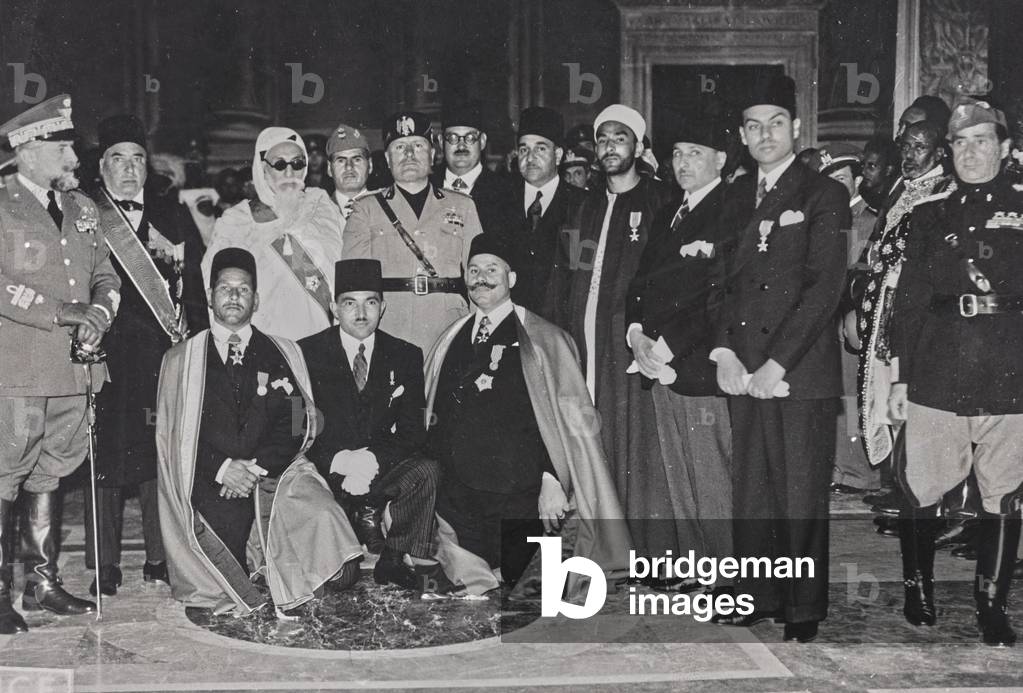 Image of Album 'Duce': Benito Mussolini receives Ethiopian leaders ...