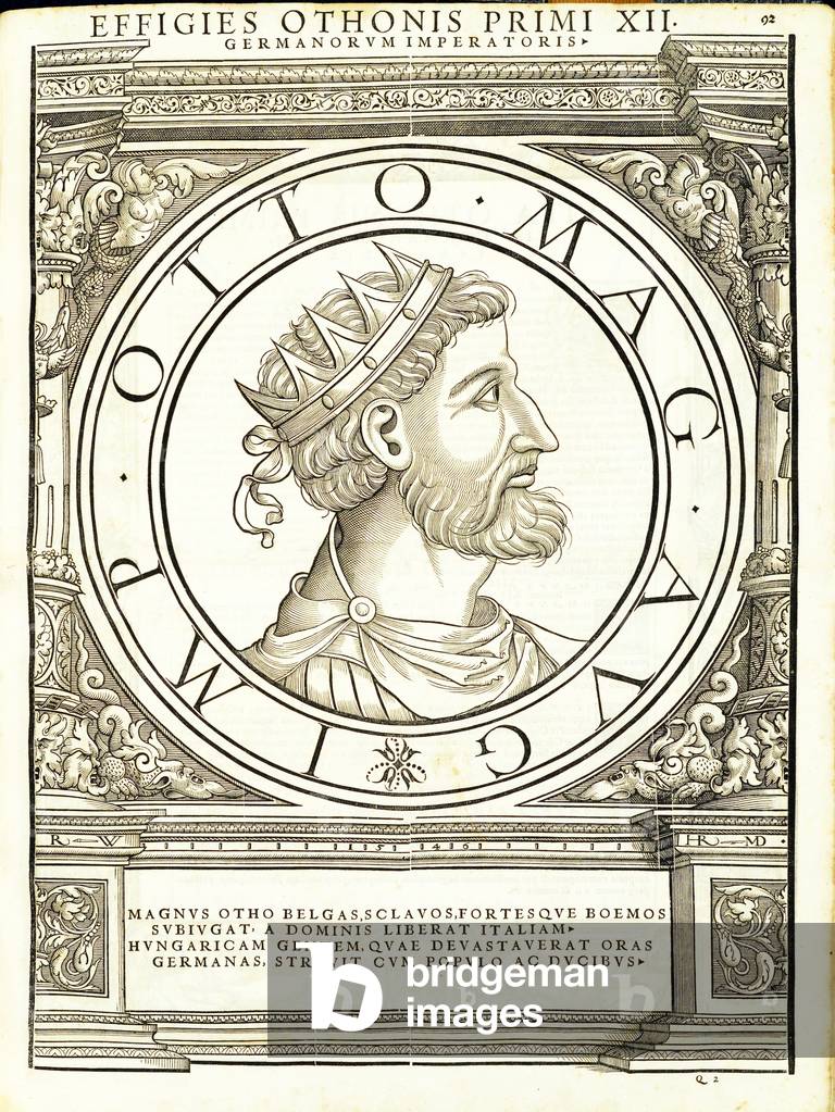 Image of Otho I Magnus, Illustration von 'Imperatorum romanorum omnium ...