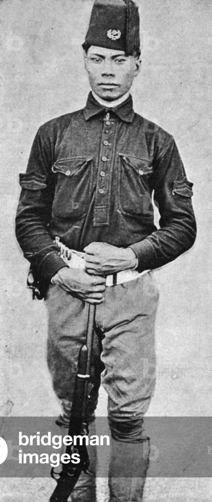 Image of PHILIPPINE-AMERICAN WAR Rodriquez, a Moro Sergeant in the ...