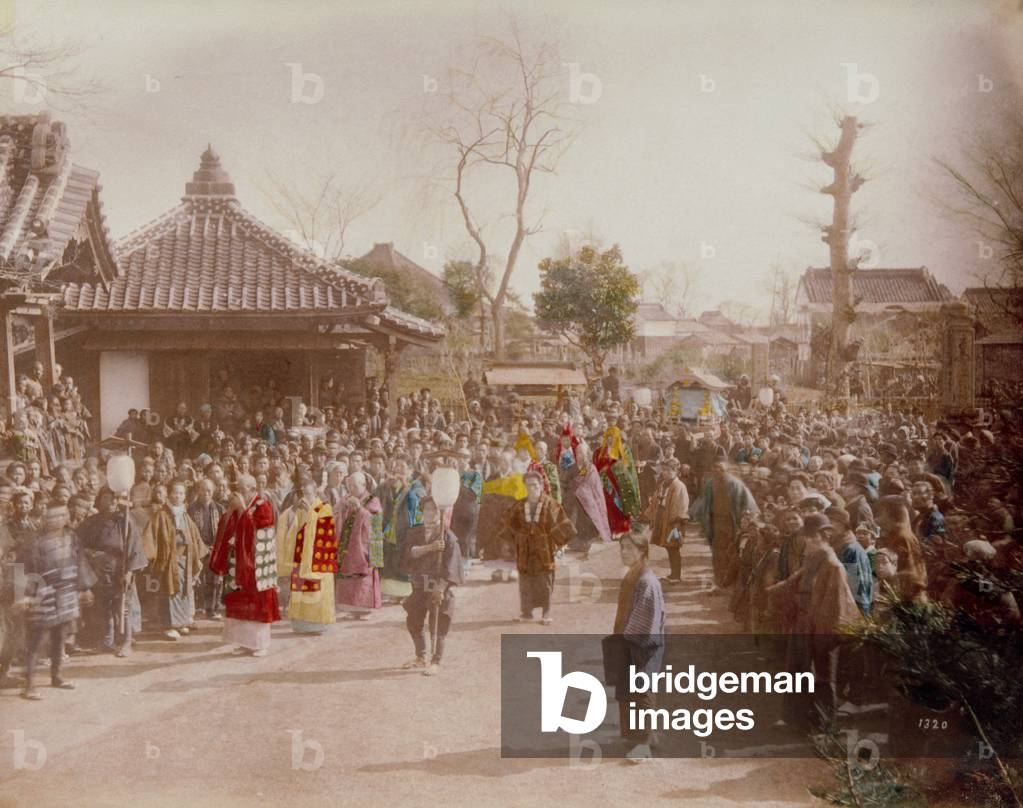 Image of Funeral Procession, 1883-1885 (photo) by Stillfried, Baron ...