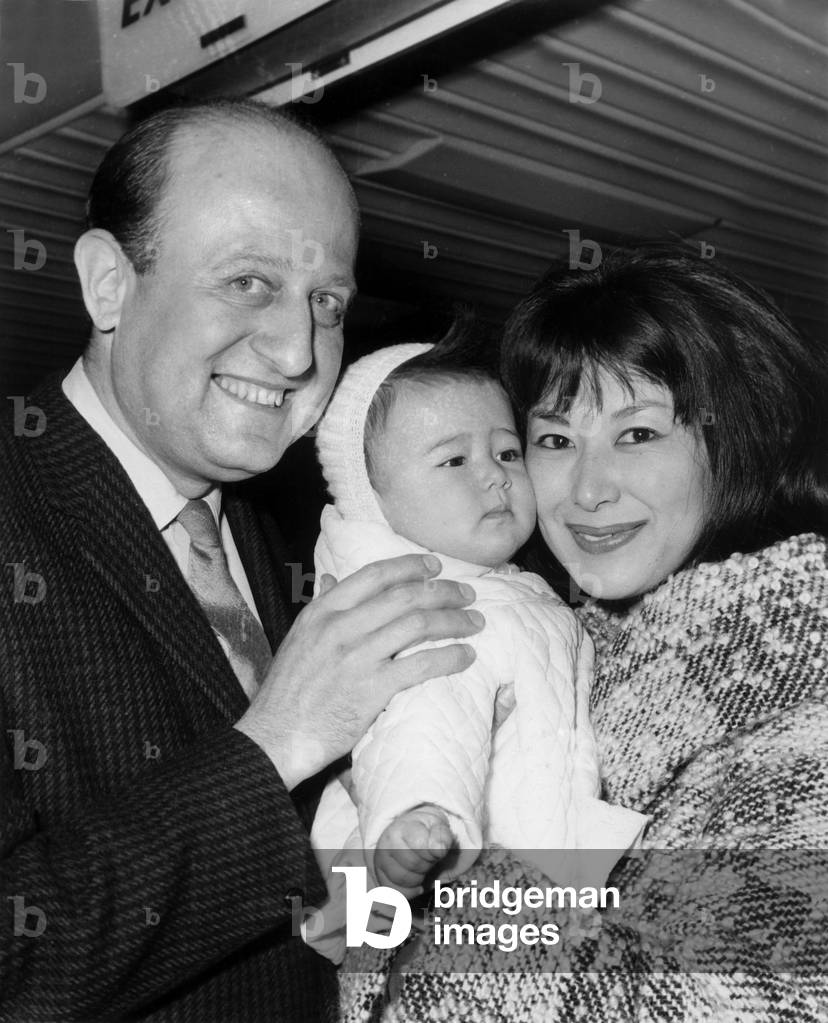 Image of Yves Ciampi In The Company Of His Wife Japanese Actress