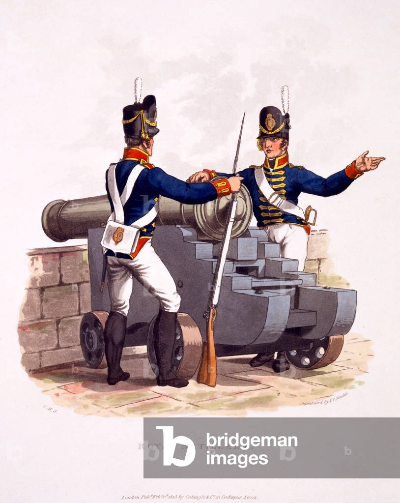 Image of Uniform of the Royal Artillery, from 'Costume of the British ...