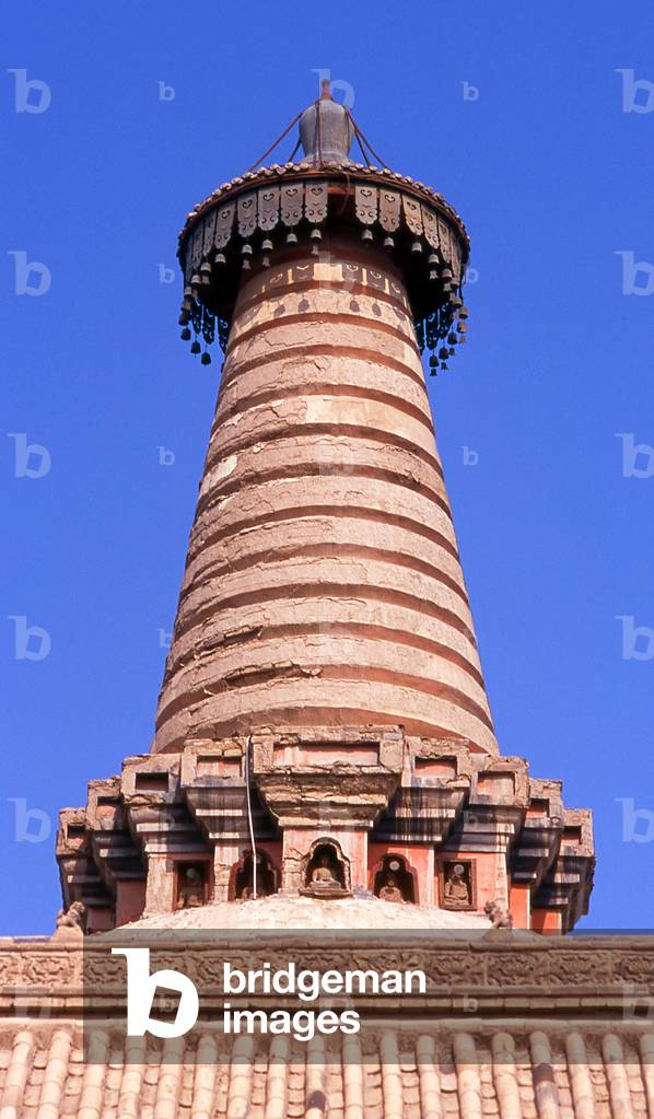 Image of China: Tu Ta (Earthen Tower), a Tibetan-style stupa, Dafo Si,