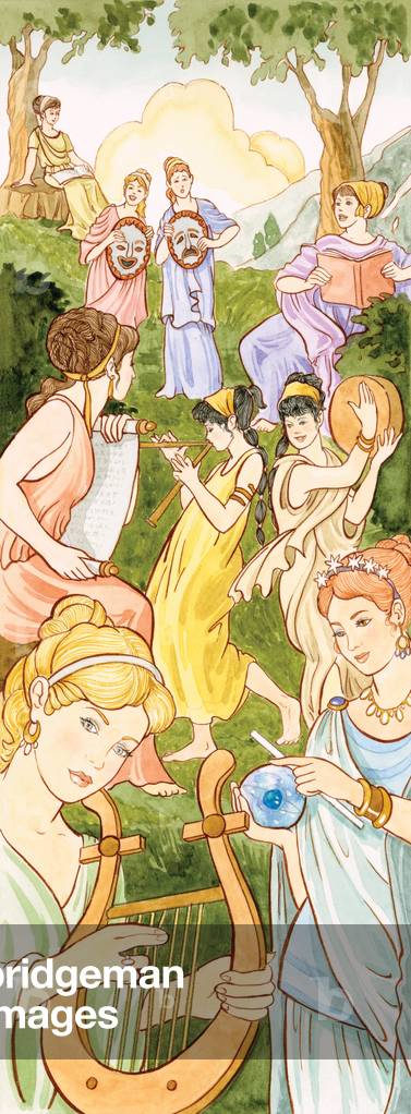 Image of In ancient Greek and Roman mythology the Muses were nine
