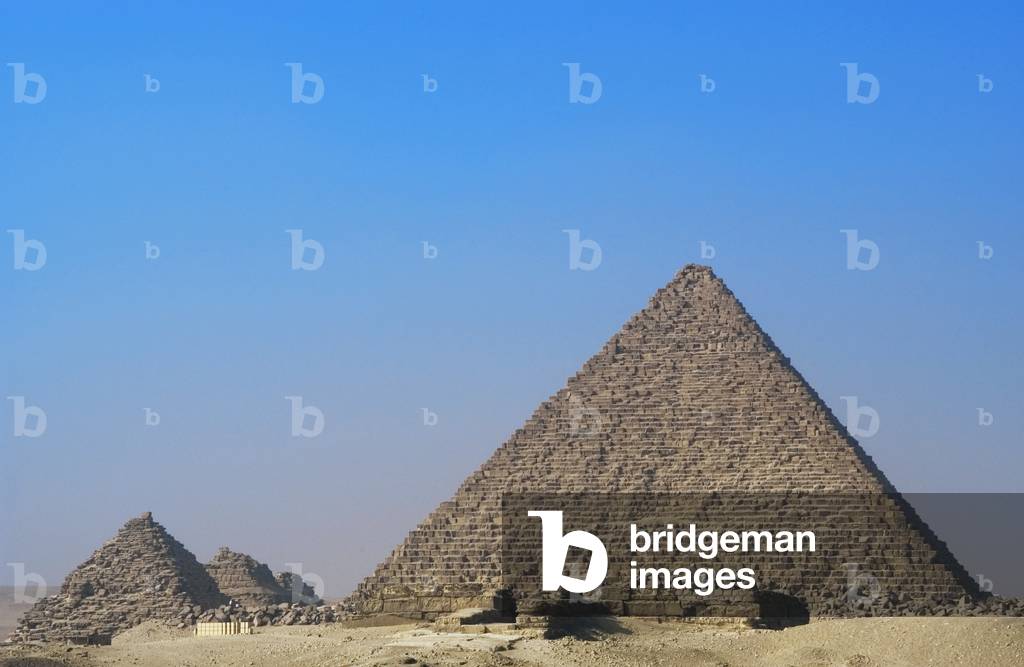 Image of The Great Pyramid of Giza called the Pyramid of Menkaure,