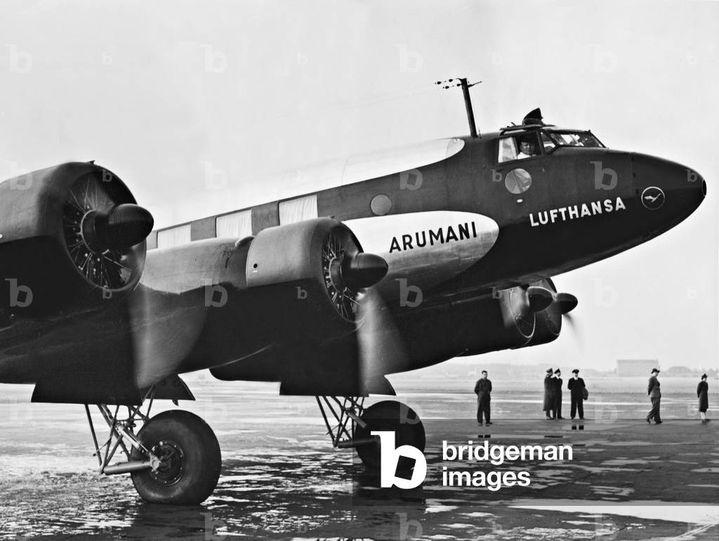 Image of Transport aircraft Focke Wulf Fw 200 'Condor', 1939 (b/w photo)