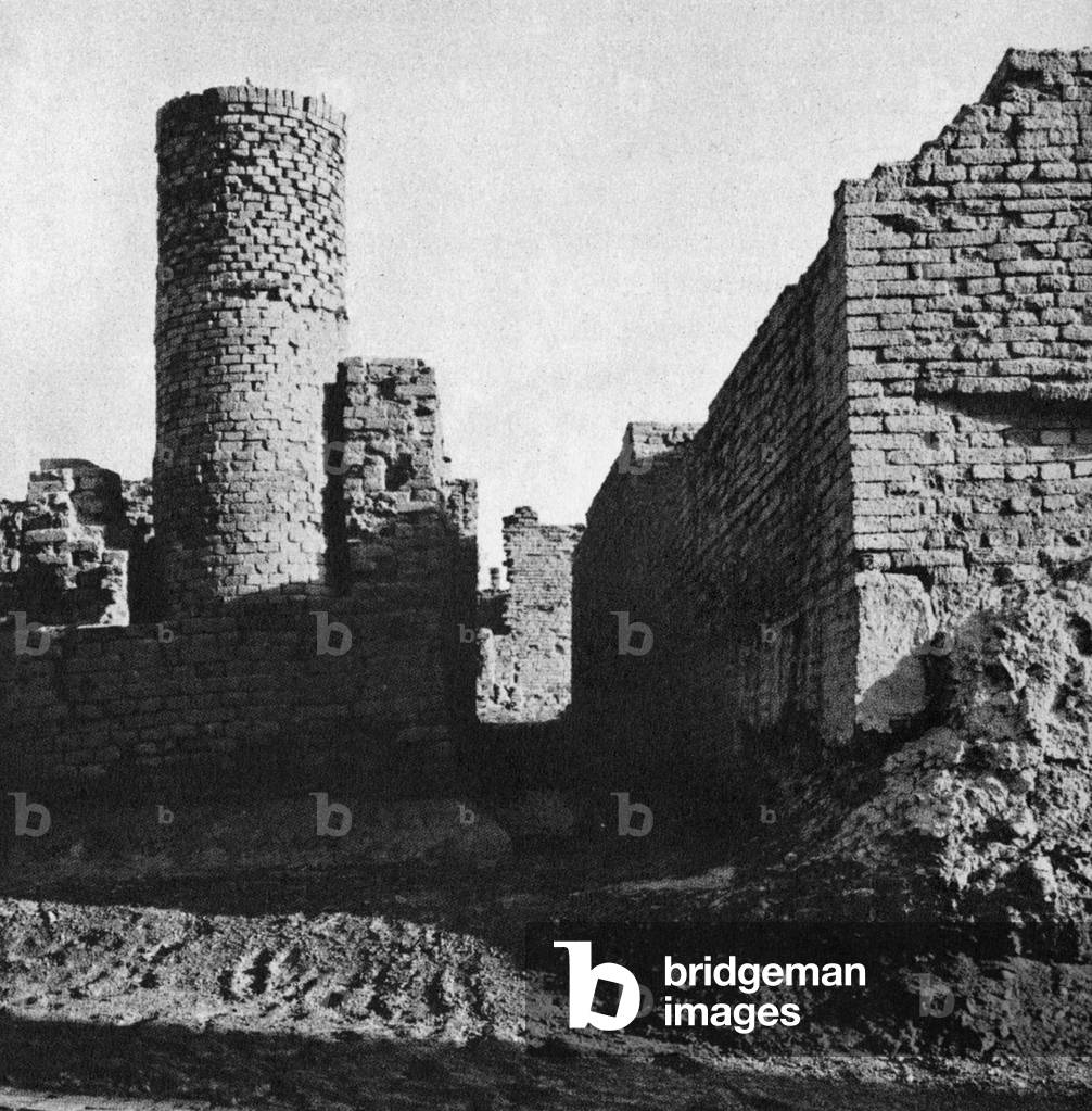 Image of MOHENJO-DARO RUINEN Ausgrabene Ruinen, einschließlich eines ...