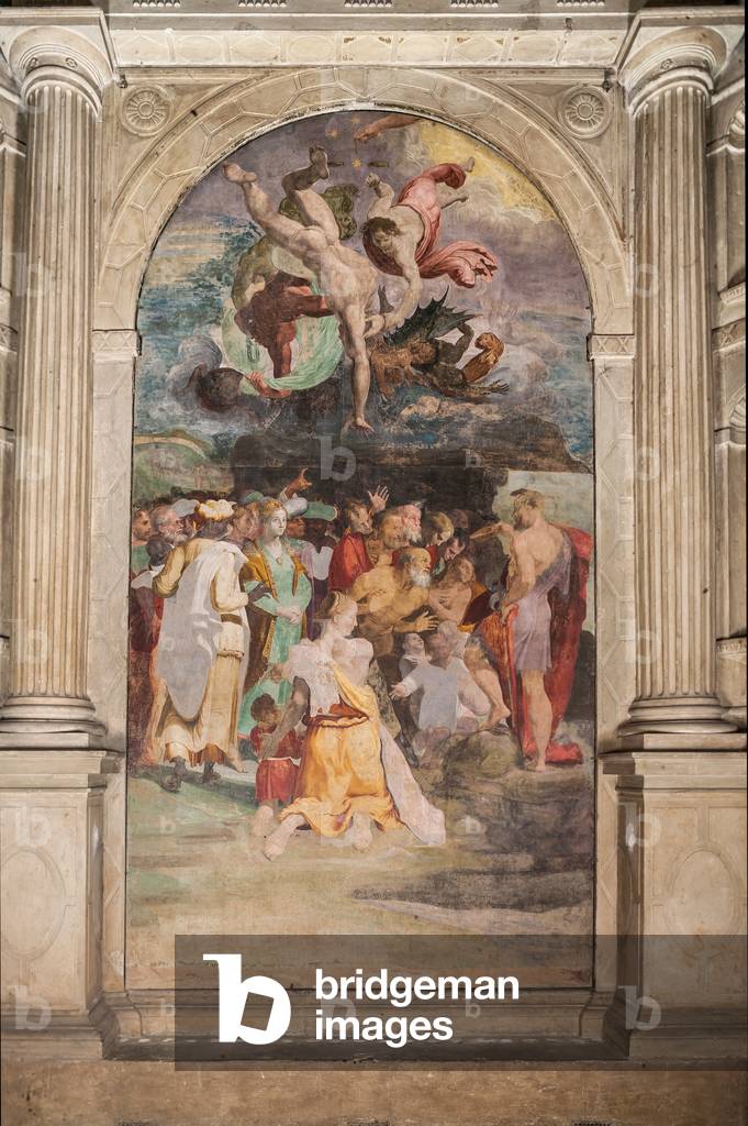 Image of St John the Baptist Baptizing people, Poggi Chapel, 1550-1551 ...