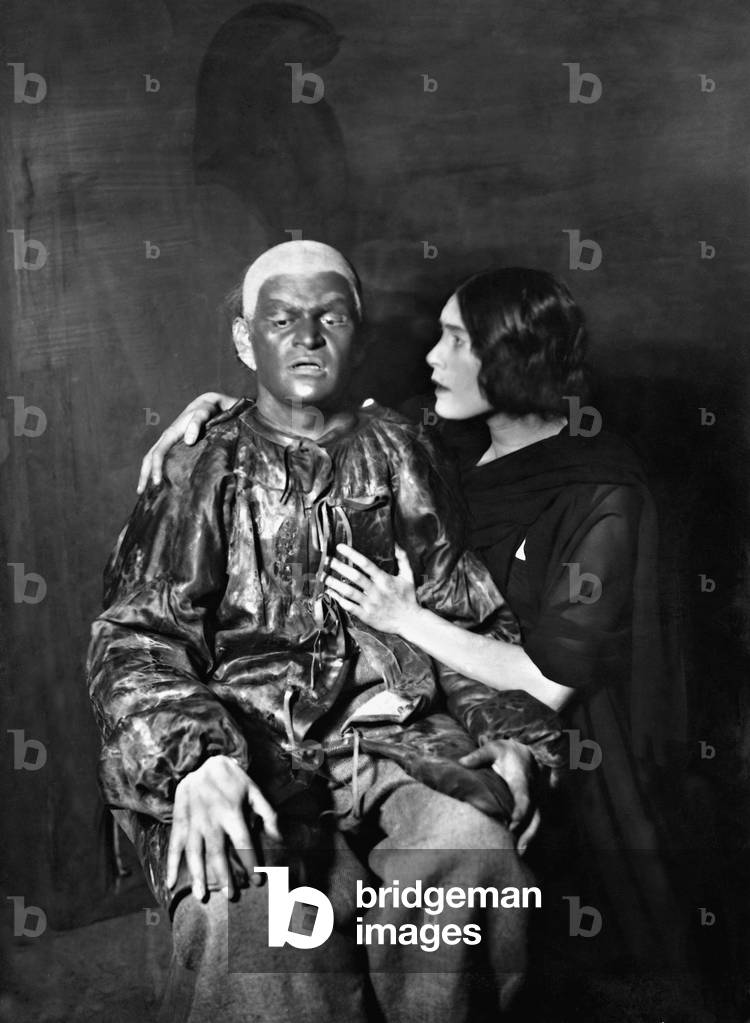 Image of Fritz Kortner and Gerda Muller in 'Thicket', 1924 (b/w photo)