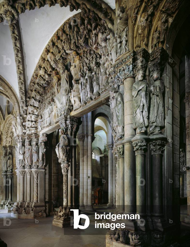 Image of Medieval art : General view - Cathedral - Portico of