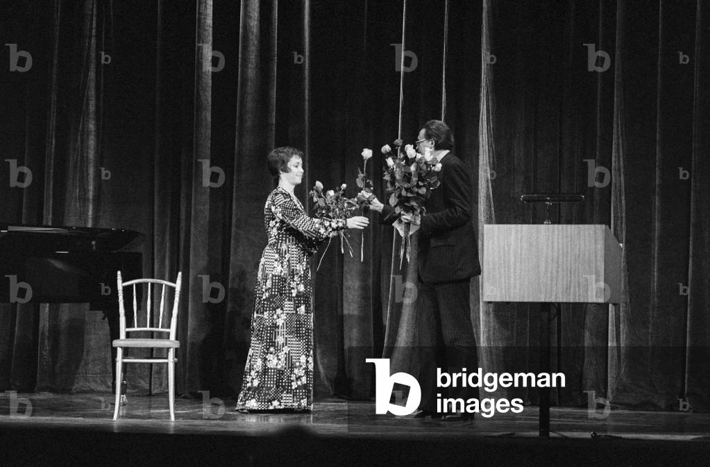 Image of Switzerland Music Edith Mathis, 1978 (b/w photo)