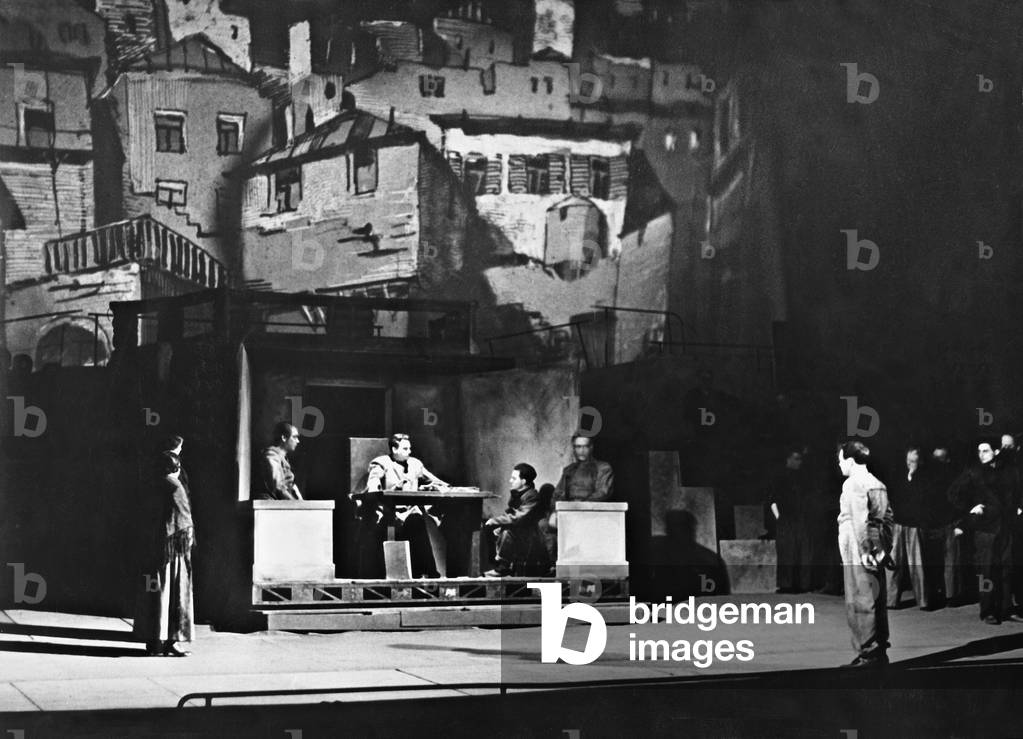 Image of Scene from the opera 'The Pledge' by Kurt Weill, 1932