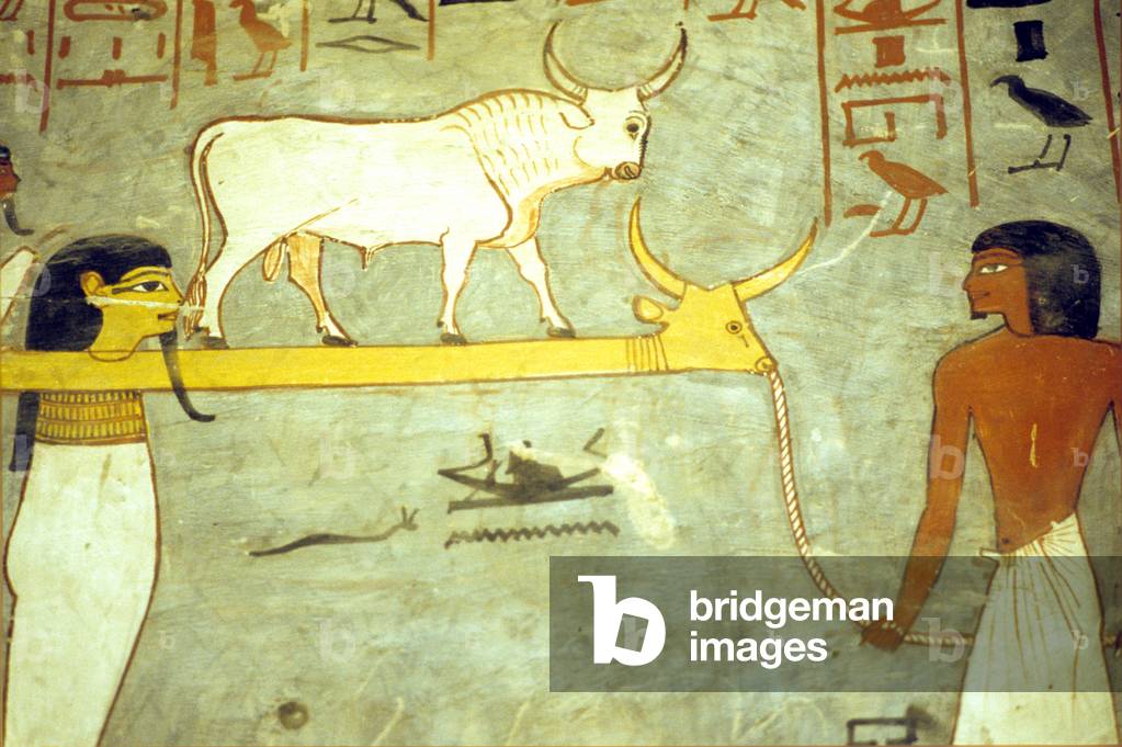 Image of Ancient Egypt, Painting, Tomb of Rameses I, Gods of the by ...