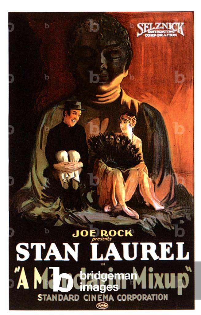 Image of MANDARIN MIX-UP: MANDARIN MIX-UP, poster, Stan Laurel, 1924