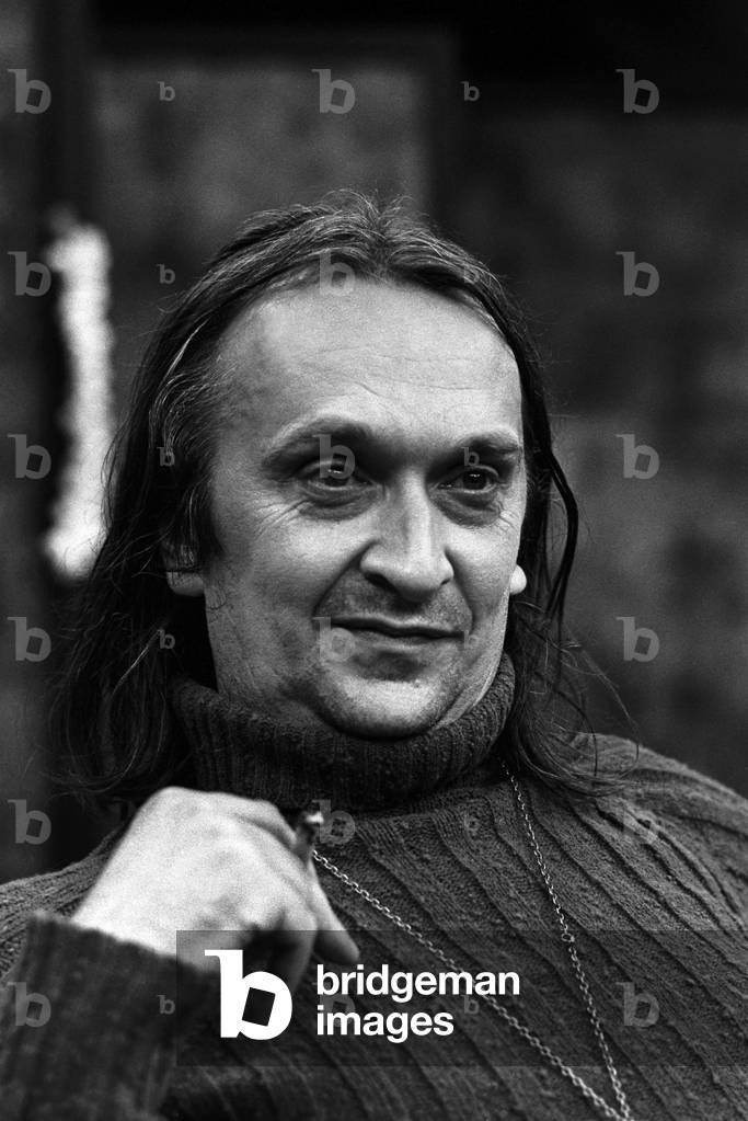 Image of Switzerland Literature Sergius Golowin, 1973 (b/w photo)