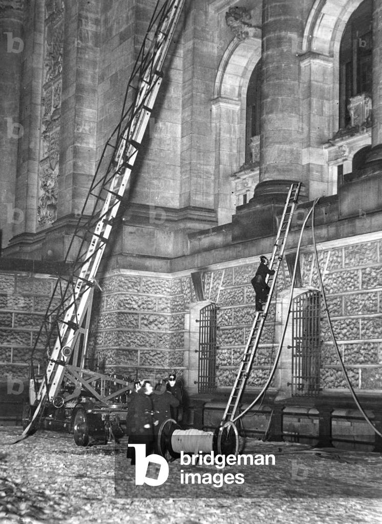 Image of Firefighting operations of the fire department at the ...