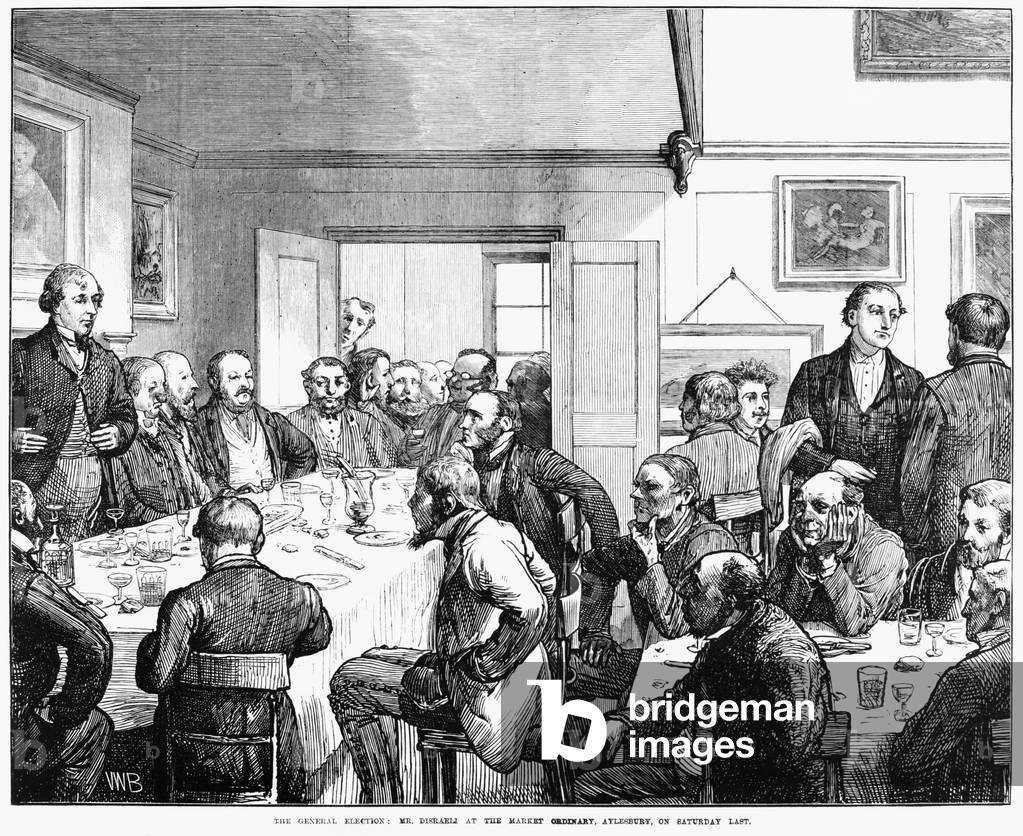 Image of ENGLAND : ELECTION, 1874 « Les élections générales : M ...
