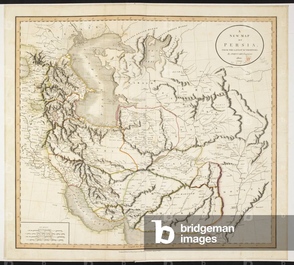 A map of Persia by
